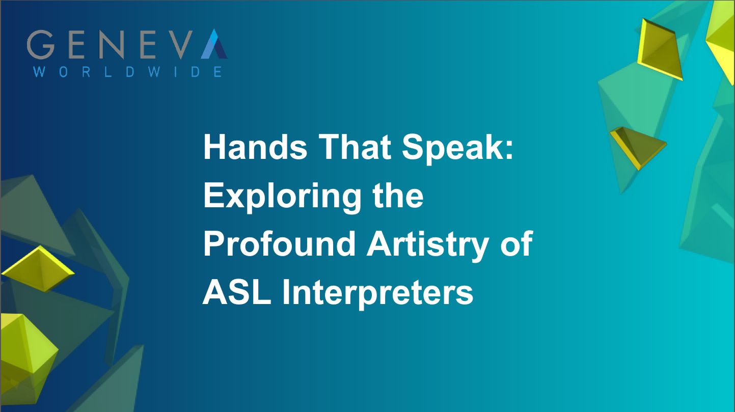 Hands That Speak: Exploring the Profound Artistry of ASL Interpreters ...